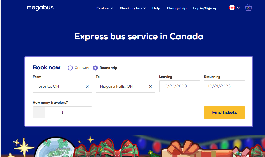 『MEGABUS』トロントからナイアガラ、ニューヨークにも行ける! | こむぶろぐ